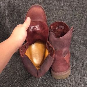 Timberland | Shoes | Maroon Timberland Boots Size 85 | Poshmark